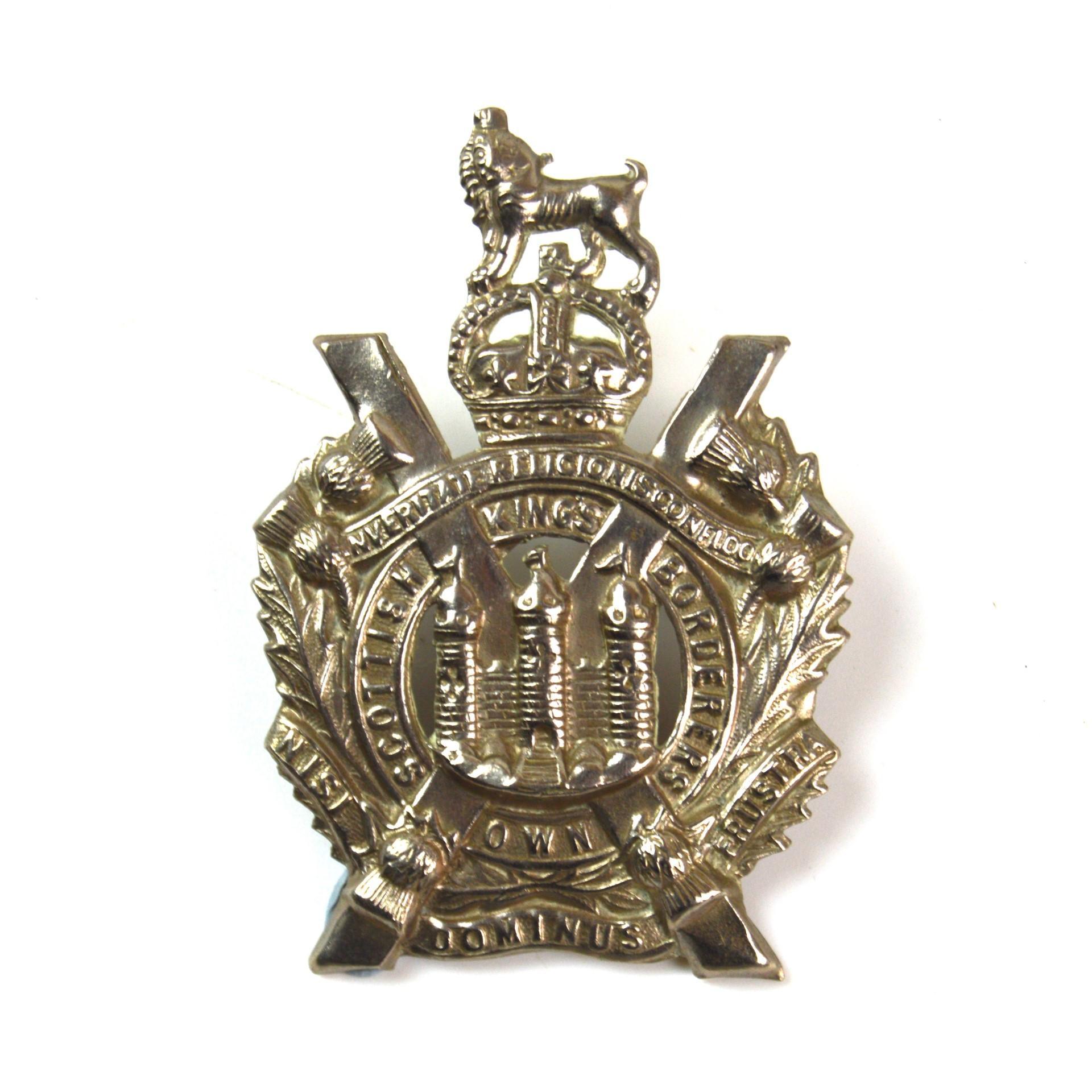 King's Own Scottish Borderers (KOSB) Large Pattern Glengarry Badge ...