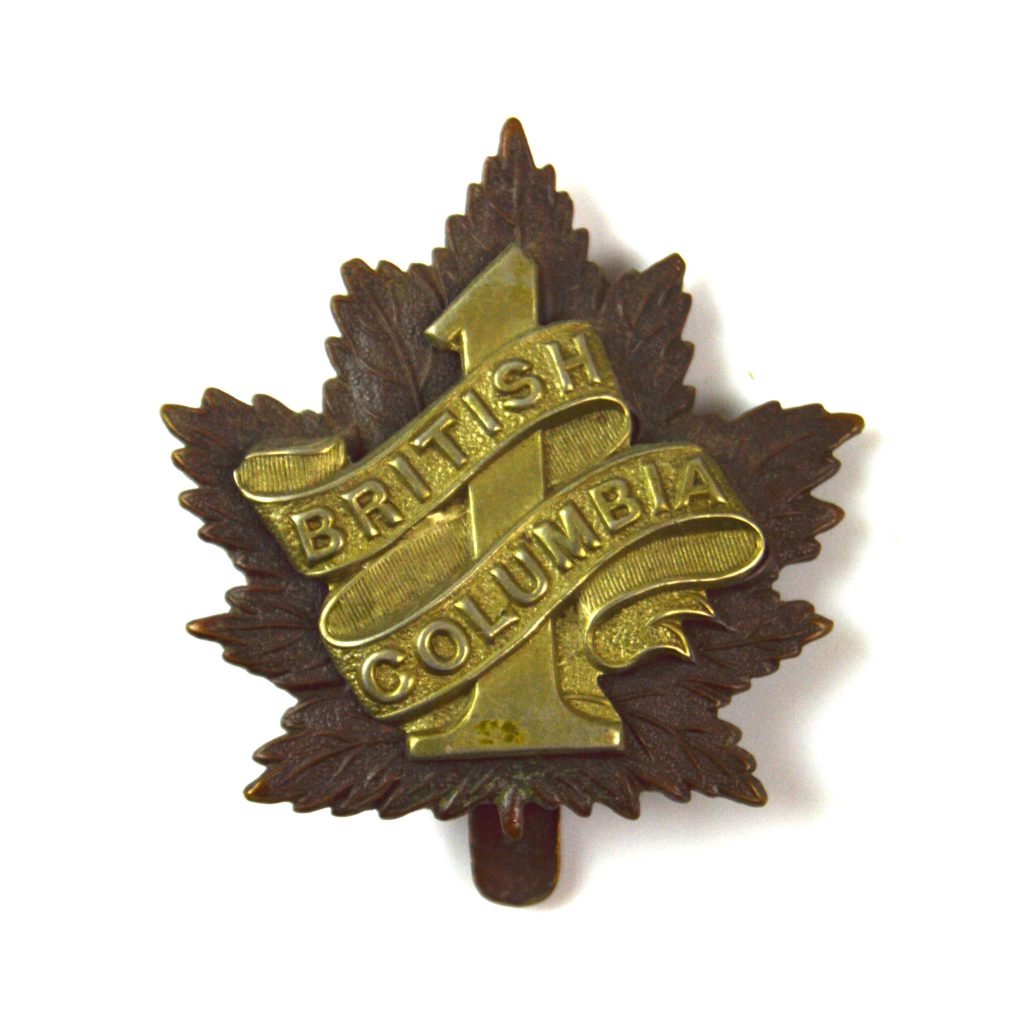 Canadian 7th (British Columbia) Infantry Battalion (CEF) Cap Badge ...