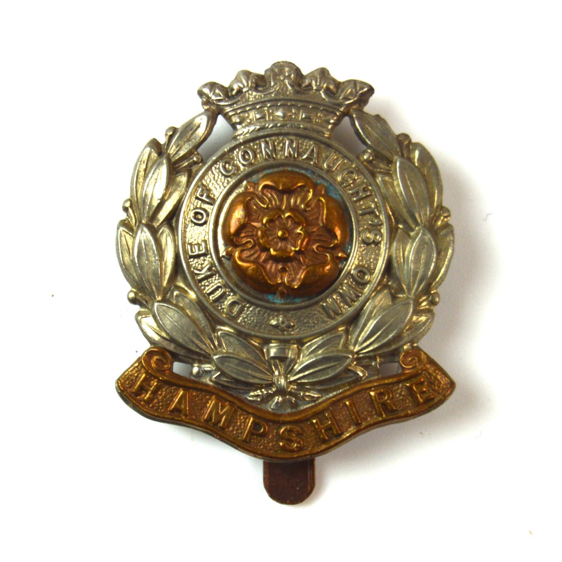 6th Battalion (Duke of Connaught's Own), Hampshire Regiment Cap Badge ...