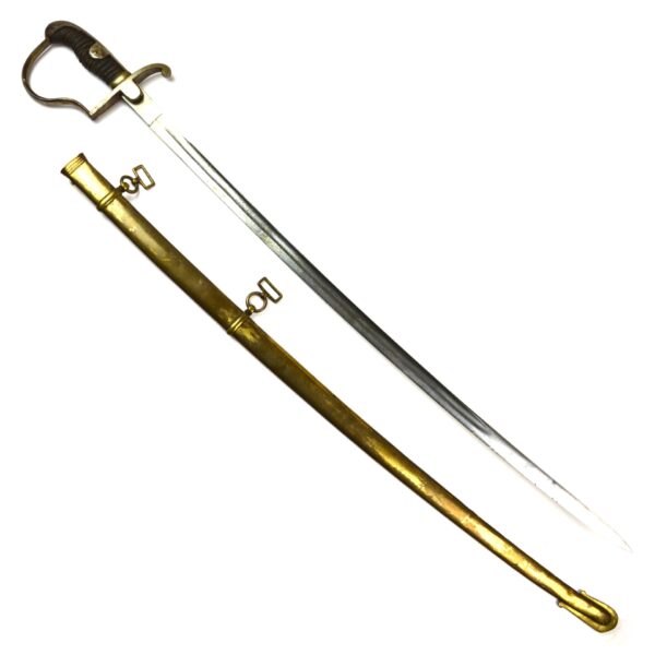 Imperial German M1849 Interim Artillery Officer's Parade Sword in Brass ...