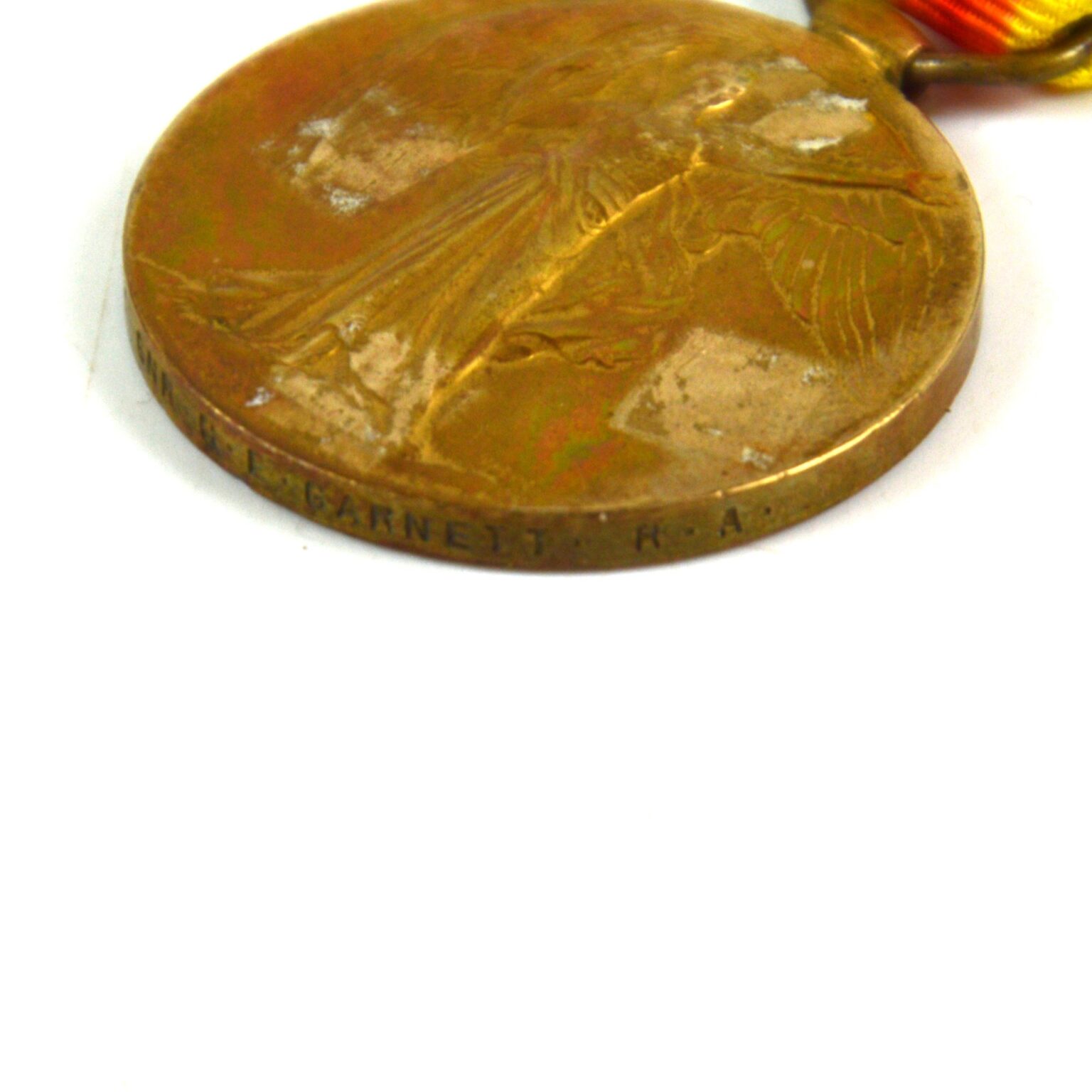 British Victory Medal 1914-1919, Gunner Charles Edward Garnett, Royal ...