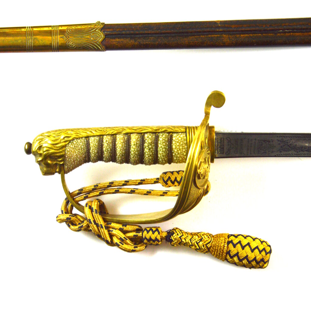 British Royal Navy 1846 Pattern Naval Officer’s Sword, Manufactured by ...