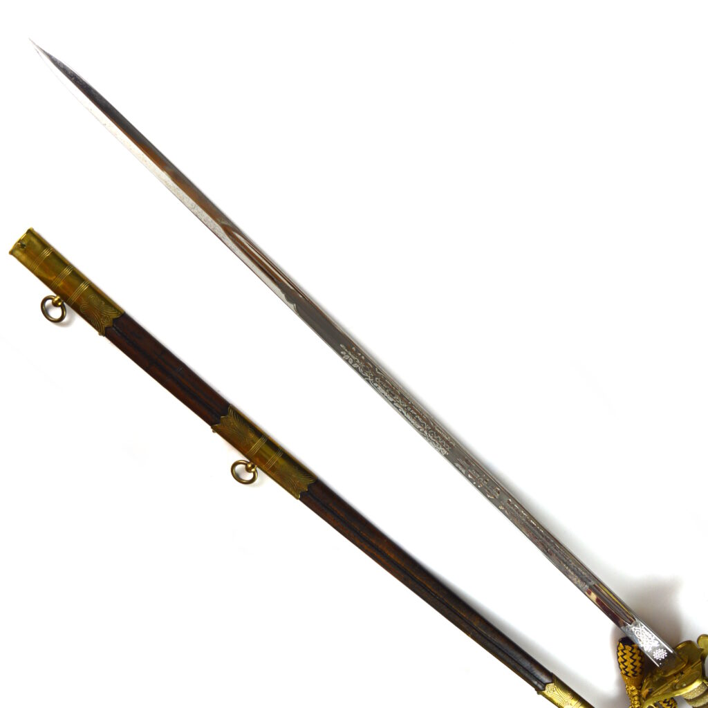 British Royal Navy 1846 Pattern Naval Officer’s Sword, Manufactured by ...