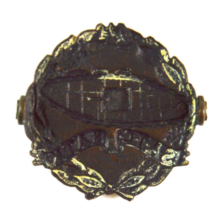 South African Tank Corps Economy Bronze Collar Badge (1940-41 Pattern ...